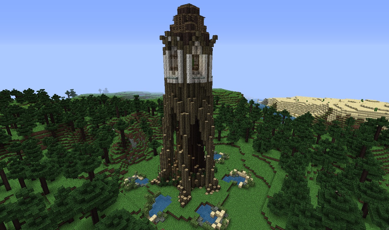 Elven Archer Tower Minecraft Map